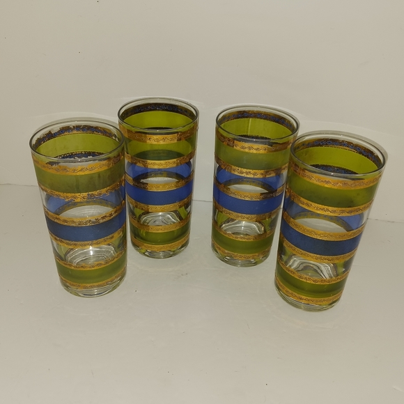 Culver | Dining | Culver Ltd Rondo Highball Glasses 4 Htf Rare Vintage ...